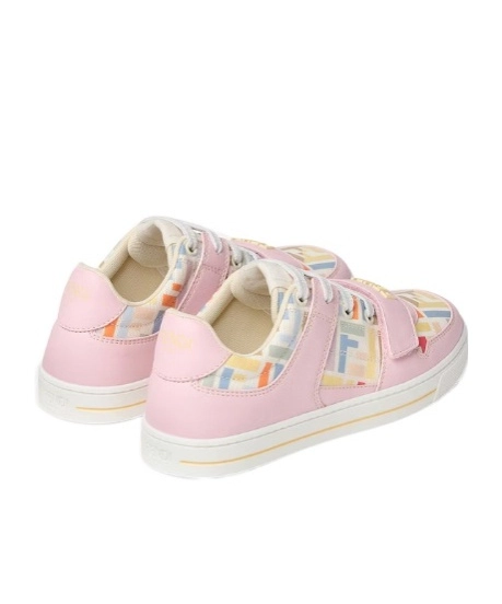 Fendi Ff-logo Touch-strap Sneakers