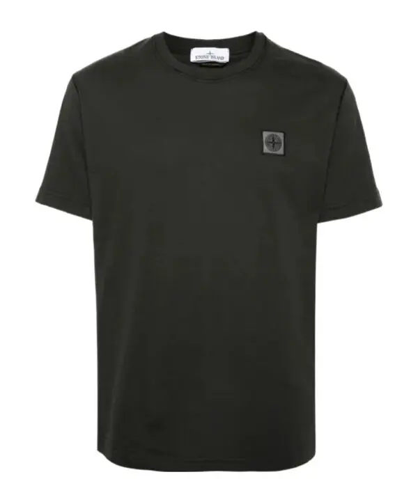 Stone Island Short-sleeved T-shirt - Charcoal-grey