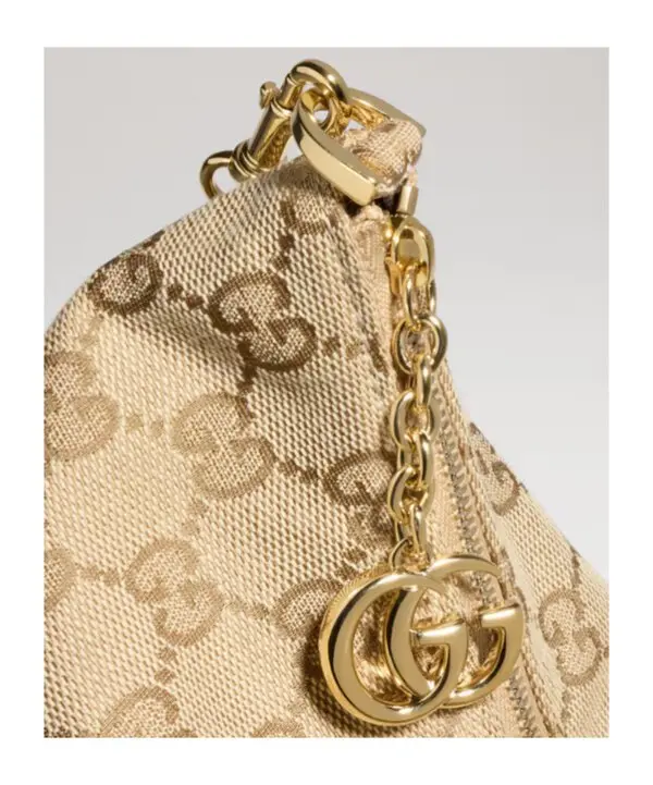 Gucci Lady Lunetta Chain Medium Shoulder Bag - Sand/brown