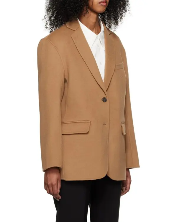 ANINE BING Quinn Single-breasted Oversized Blazer