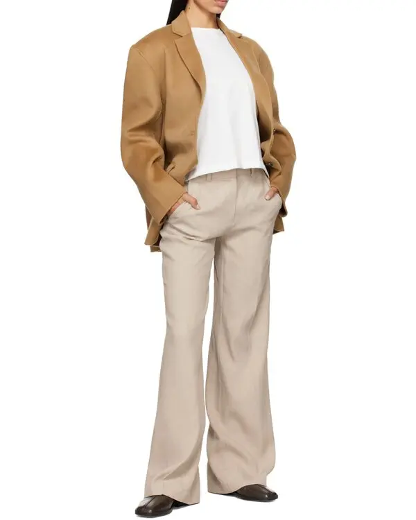 ANINE BING Quinn Single-breasted Oversized Blazer