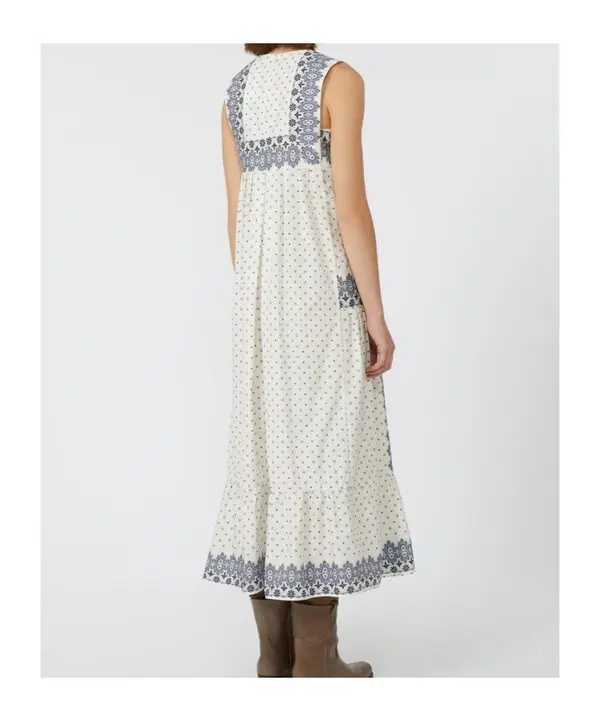 Max Mara Printed Poplin Dress