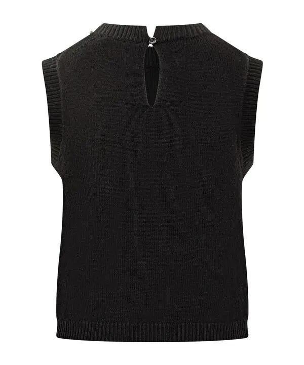 SEMICOUTURE Crystal-embellished Sleeveless Top