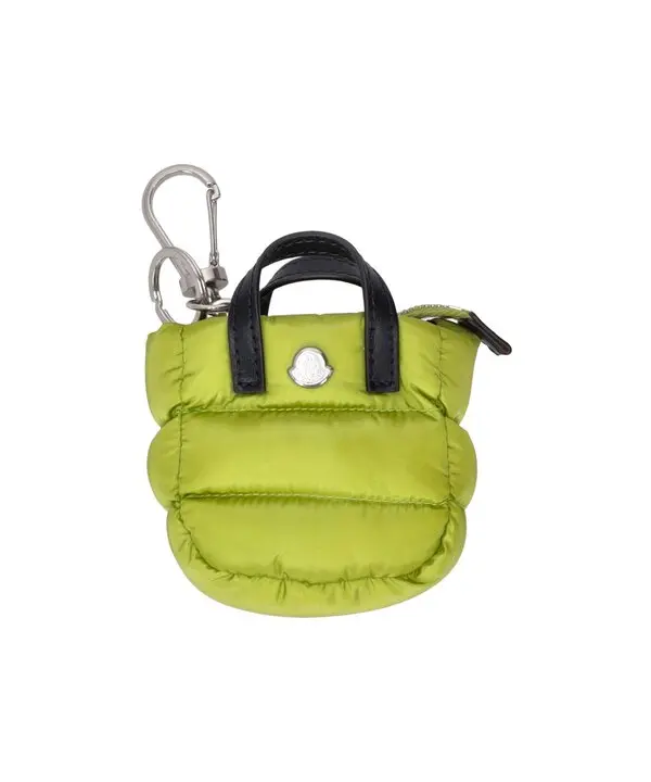 Moncler Caradoc Quilted Keyring - Green