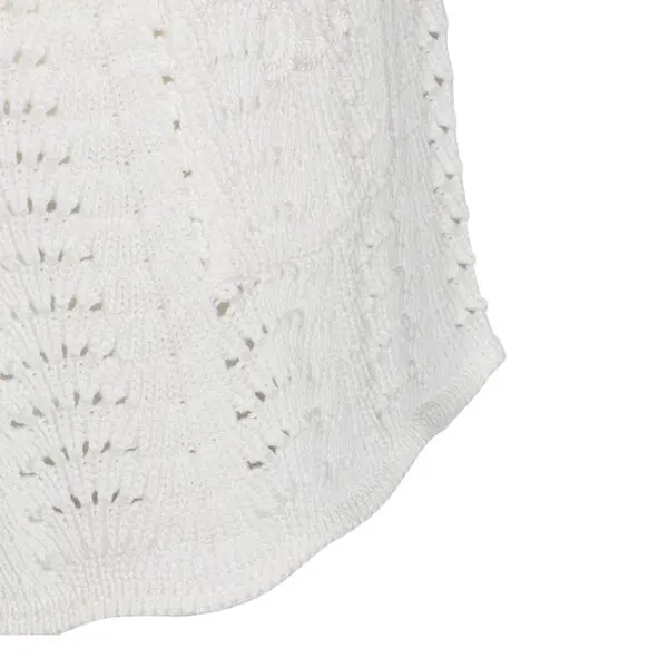 Celine Cotton Pointelle Mini Shorts