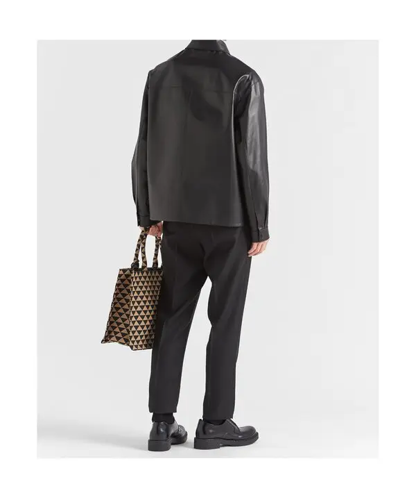 Prada Triangle-logo Button-up Shirt