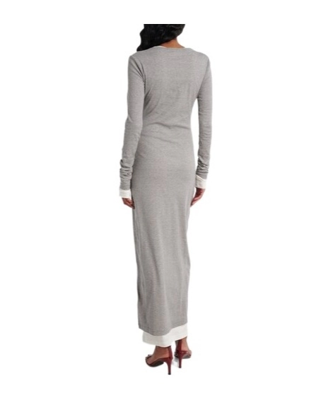 JIL SANDER Cotton Jersey Maxi Dress