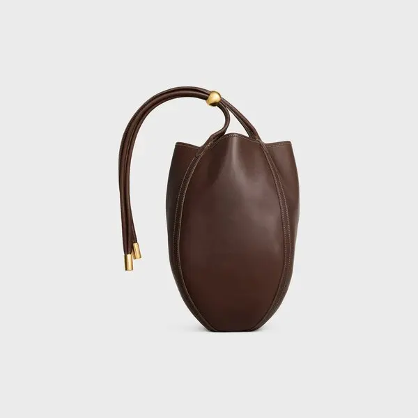 Celine Small Drop Bucket Bag In Calfskin