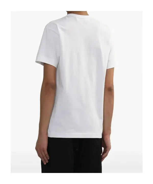 Play Comme Des Garcon Comme Des Garçons Play Heart Printed Studded T-shirt