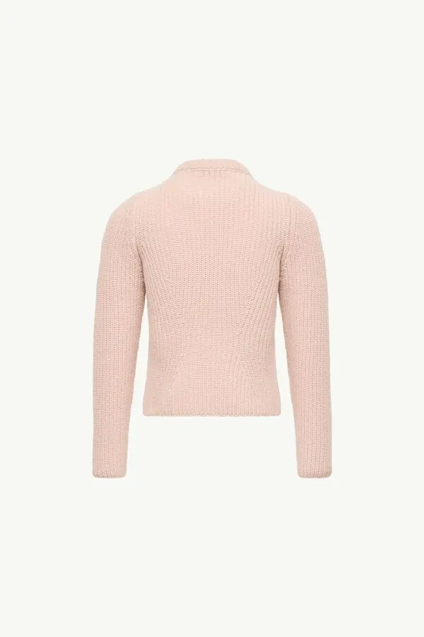 Moncler Padded Wool Cashmere Zip-up Cardigan