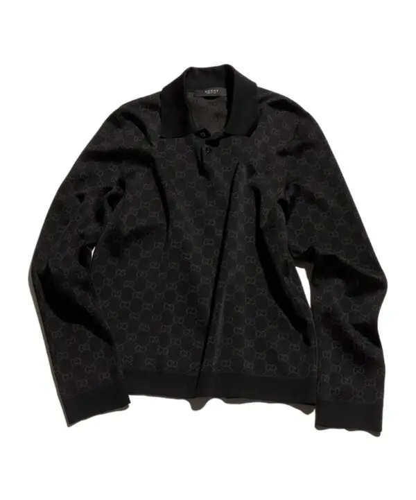Gucci Viscose Gg Jacquard Polo Shirt