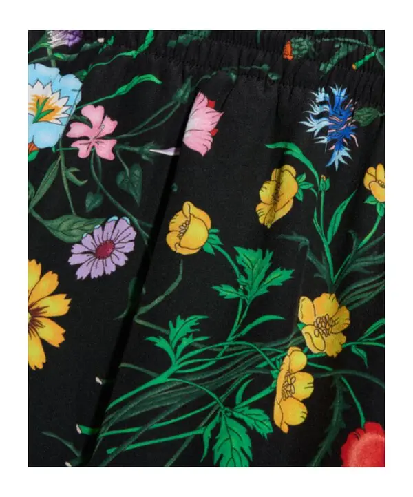 Gucci Printed Silk Leisure Pants