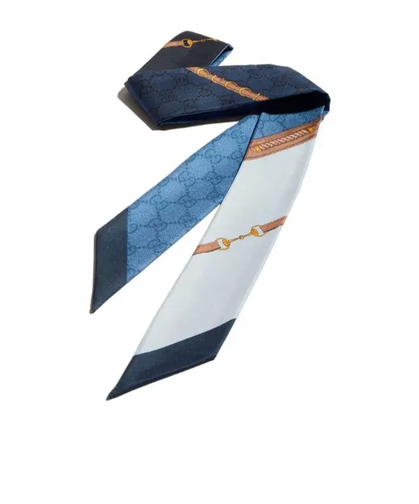 Gucci Printed Silk Twill Ribbon