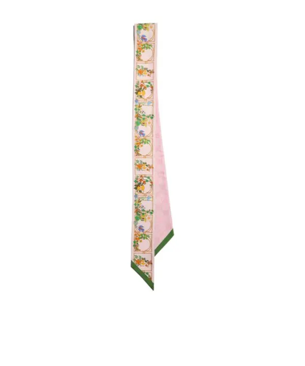 Gucci Printed Gg Silk Twill Jacquard Ribbon - Multi-color
