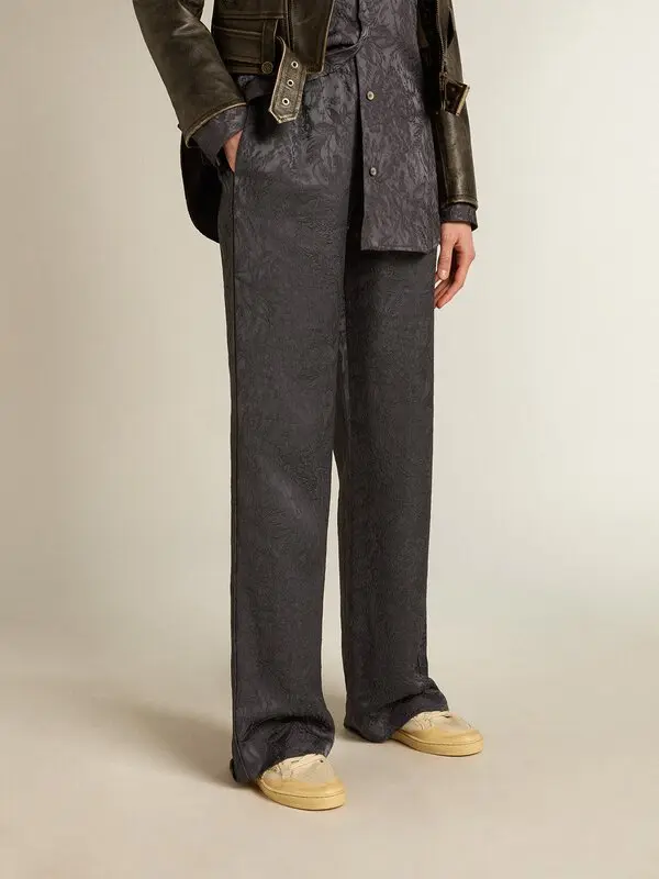 GOLDEN GOOSE Jacquard Toile De Jouy Pattern Pants