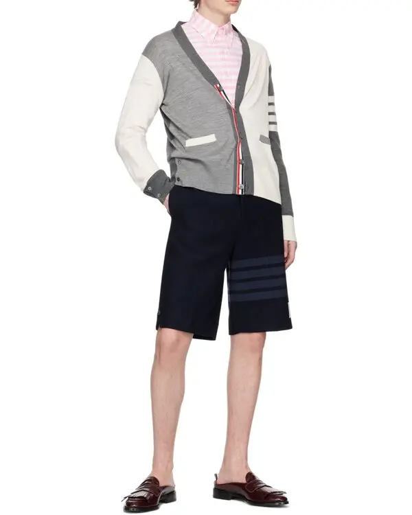 Thom Browne 4-bar Striped Bermuda Shorts