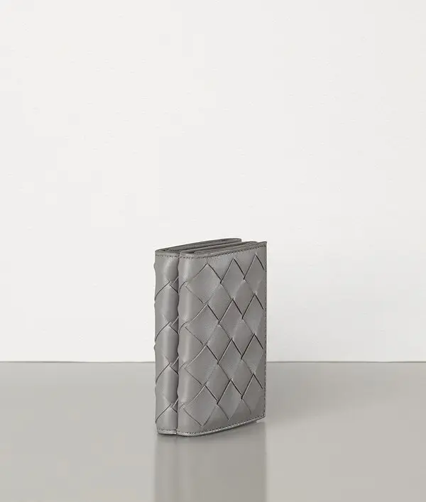 Bottega Veneta Woven Flip Wallet