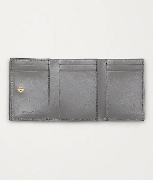 Bottega Veneta Woven Flip Wallet