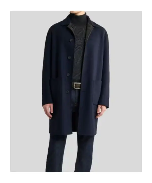Etro Reversible Wool-blend Coat