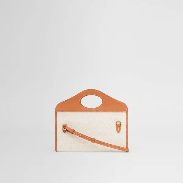 Burberry Mini Two-tone Pocket Bag