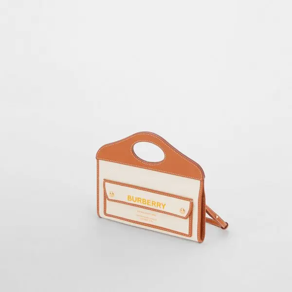 Burberry Mini Two-tone Pocket Bag