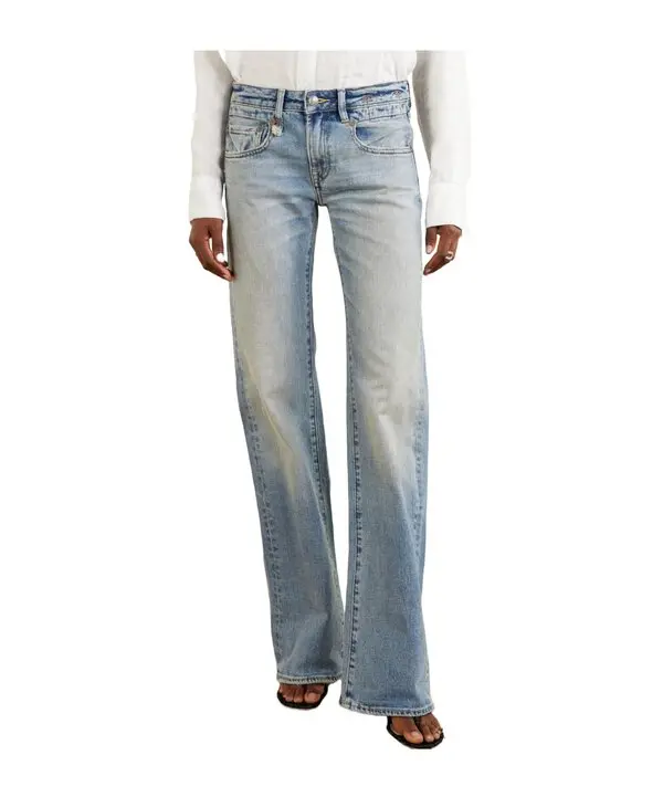 R13 Flare Low-rise Jeans