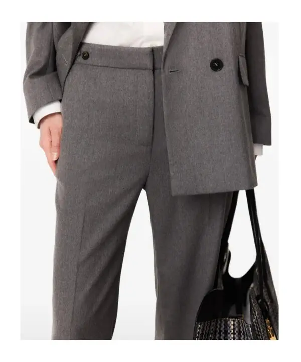 Stella McCartney Button-tab Pressed-crease Trousers