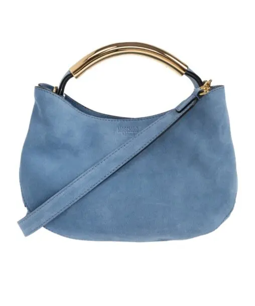 Moschino Letter Detail Shoulder Bag - Blue