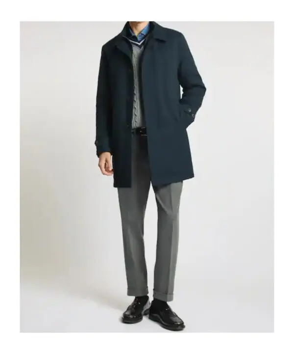 FAY Layered Single-breasted Coat