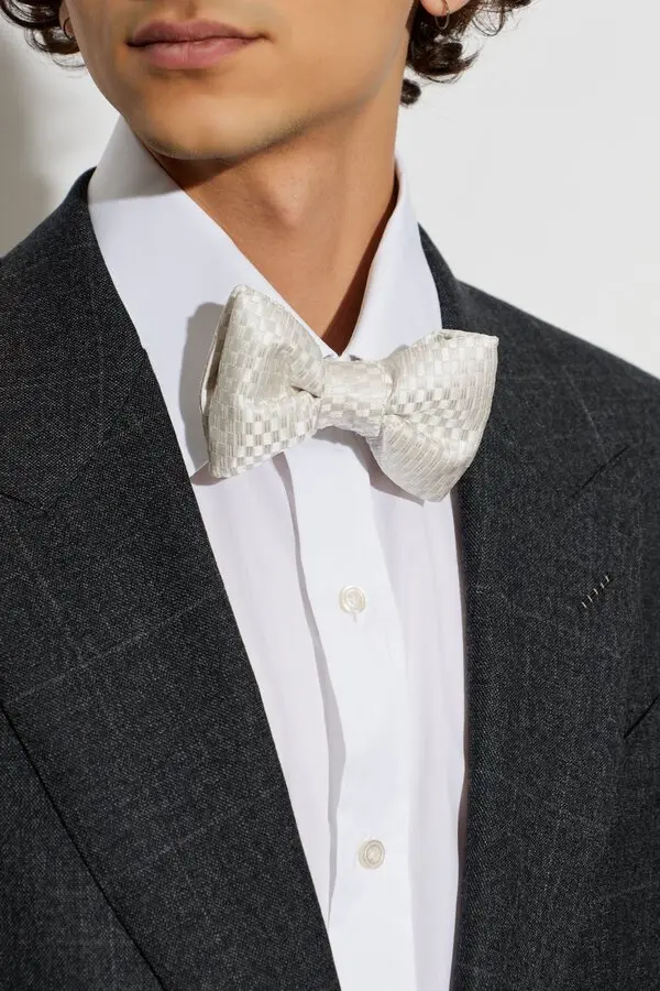 TOM FORD Checked Bow Tie
