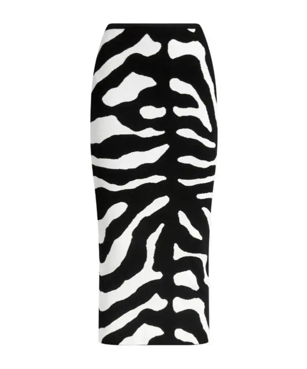 Moschino Printed Stretch Skirt
