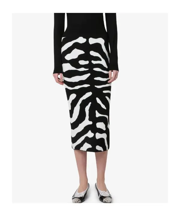 Moschino Printed Stretch Skirt