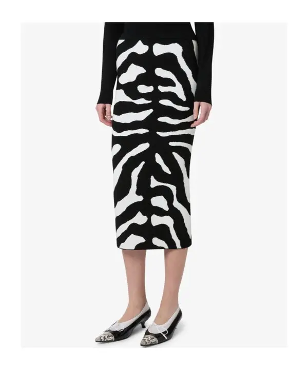 Moschino Printed Stretch Skirt