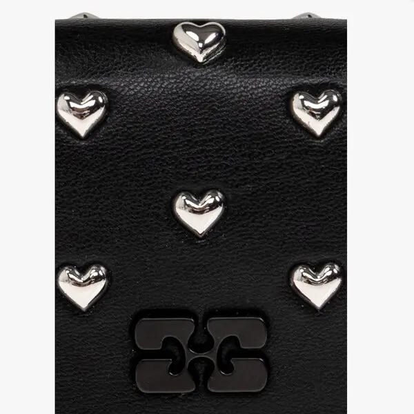 GANNI Bou Heart-stud Wallet