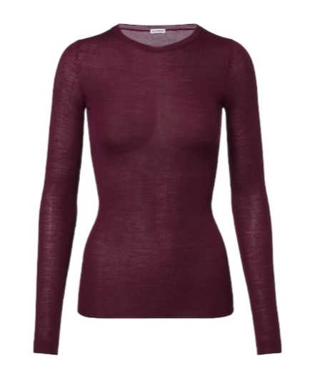 JIL SANDER Ribbed-knit Wool Sweater