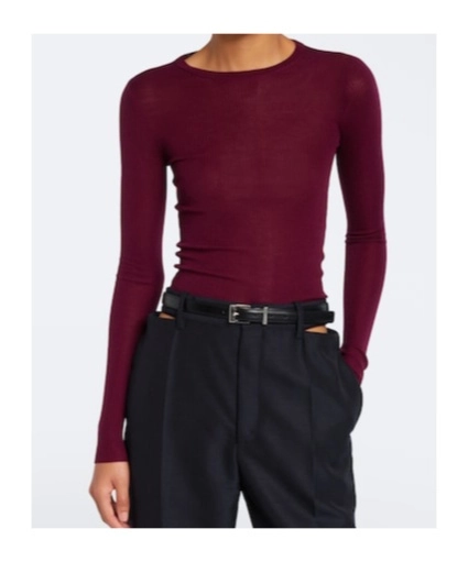 JIL SANDER Ribbed-knit Wool Sweater