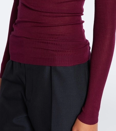 JIL SANDER Ribbed-knit Wool Sweater