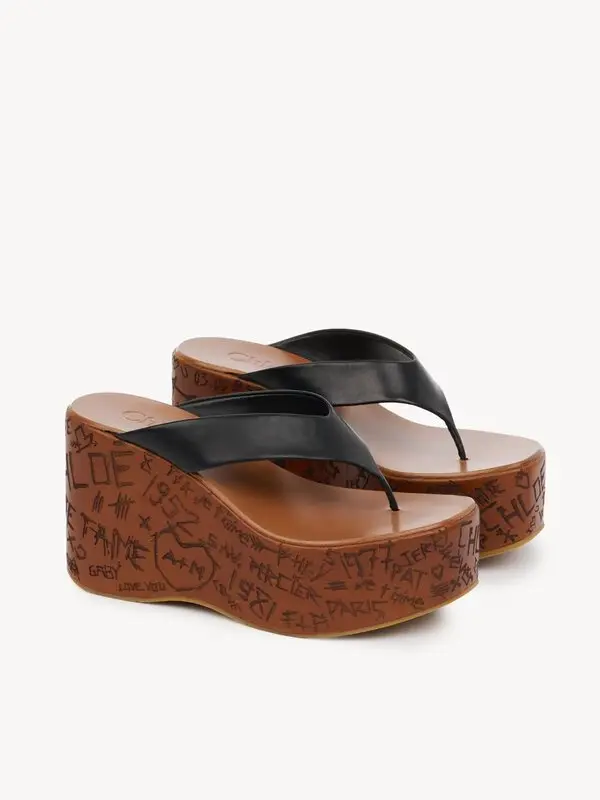 Chloé Maxime Wedge Slide