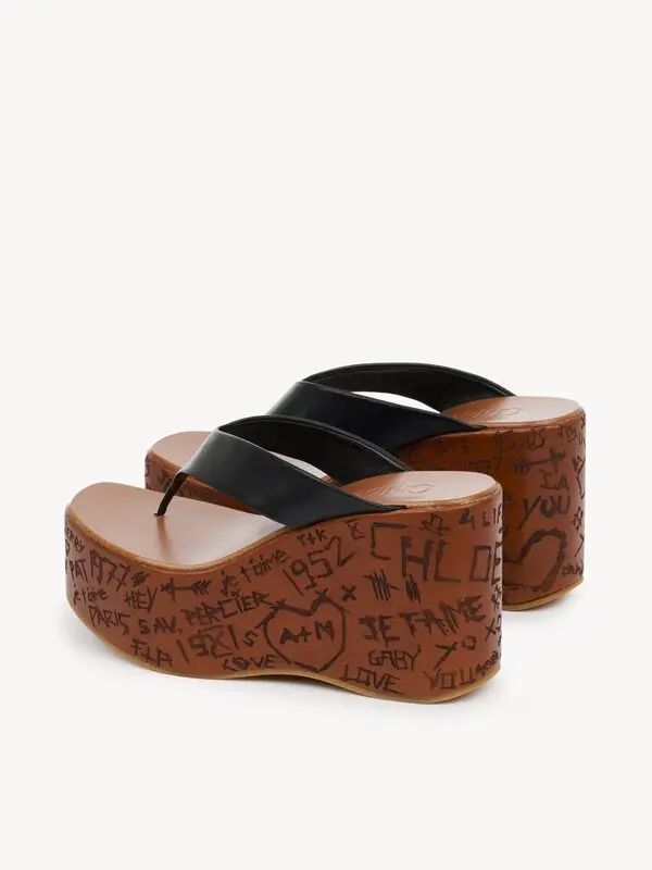 Chloé Maxime Wedge Slide