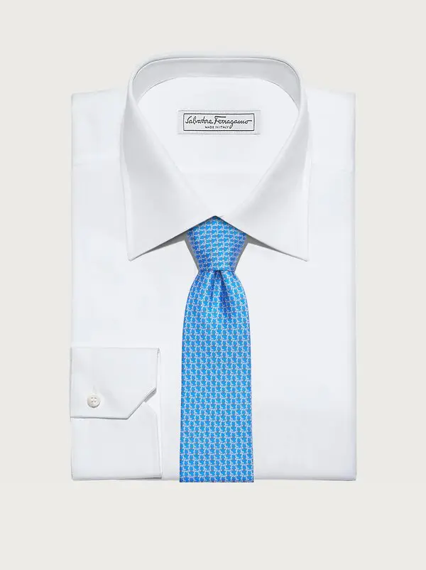 FERRAGAMO Jacquard Logo Neck Tie