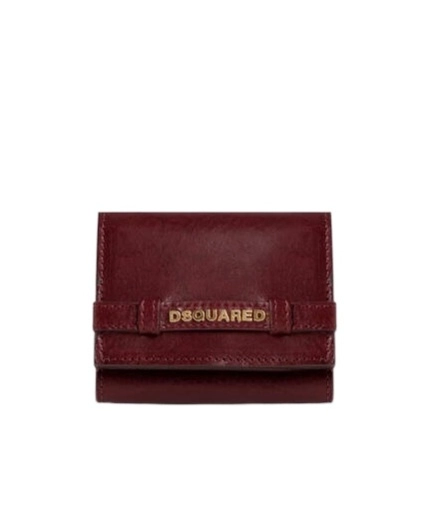 Dsquared2 Twin Trifold Wallet - Bordeaux