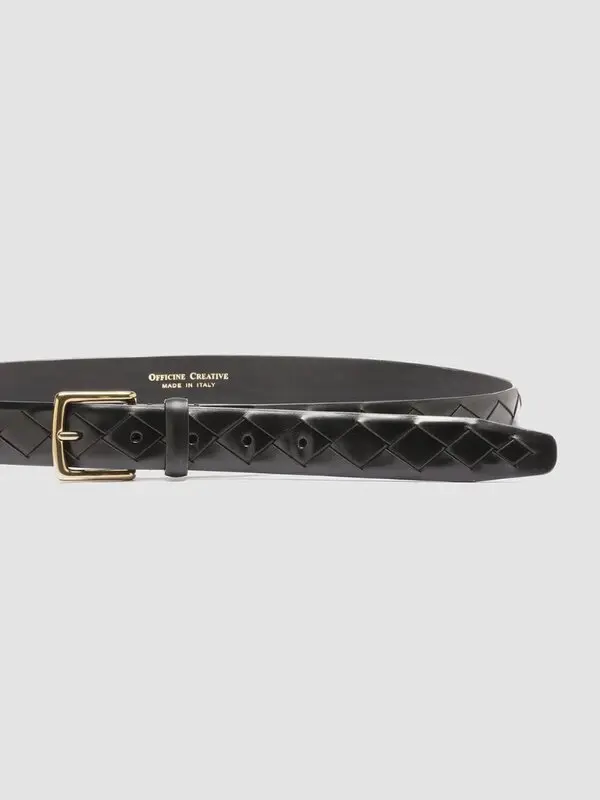Officine Creative Woven Leather Belt