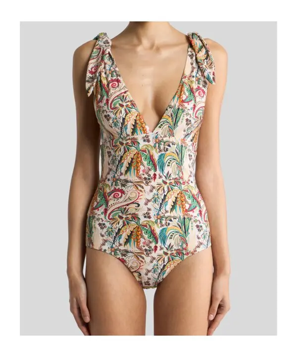 Etro One Piece Swimsuit With Paisley Print