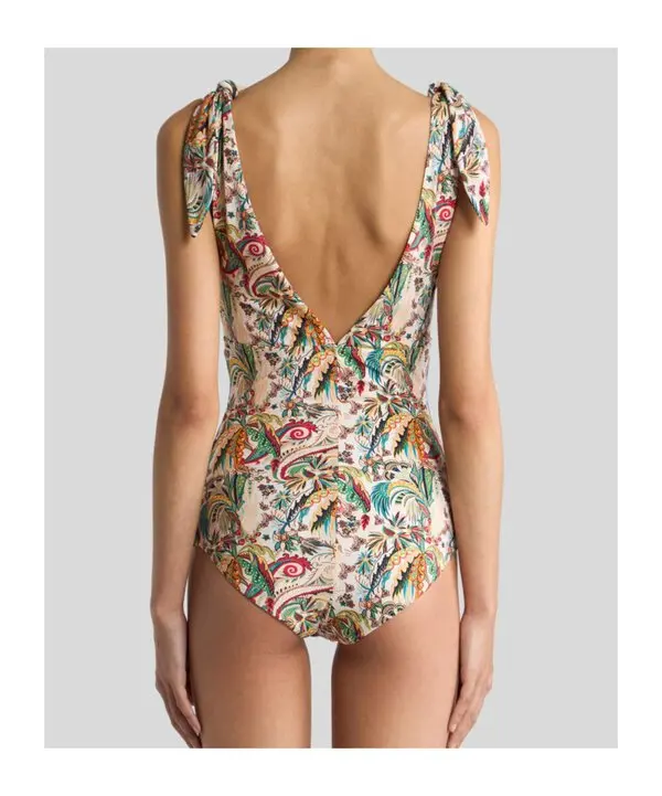 Etro One Piece Swimsuit With Paisley Print