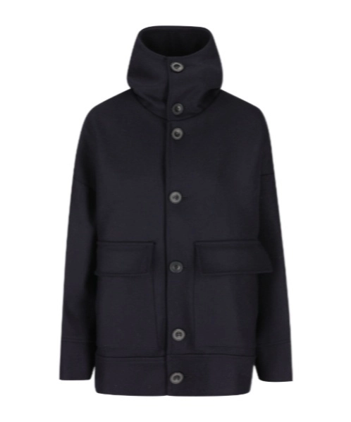 CINI VENEZIA Cini Hooded Button-up Coat