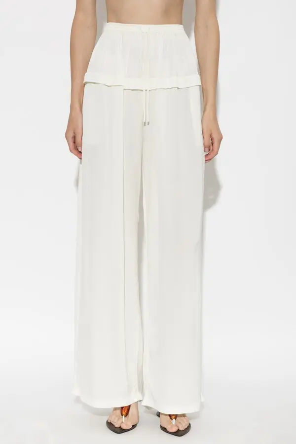 Alaïa Wide-leg Casual Trousers