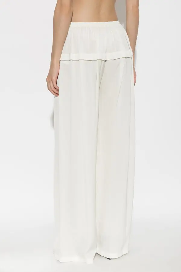 Alaïa Wide-leg Casual Trousers