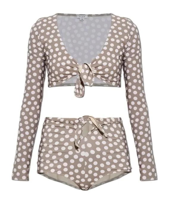 Alaïa Long-sleeve Bikini Set - No