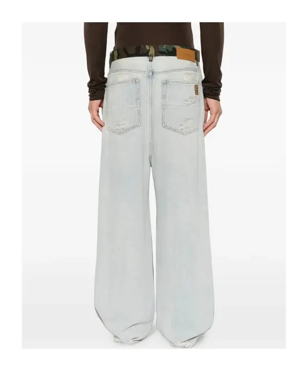 Amiri Repaired Baggy Jeans