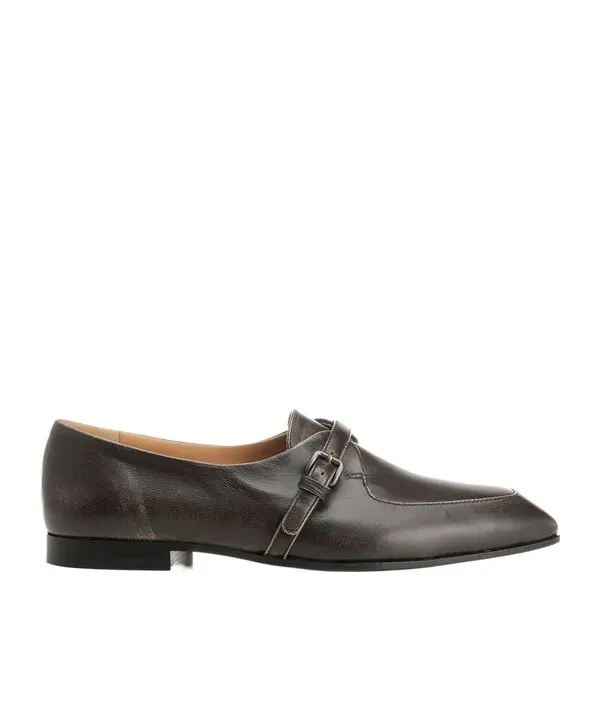 Church's Square-toe Flat Shoes - Grey